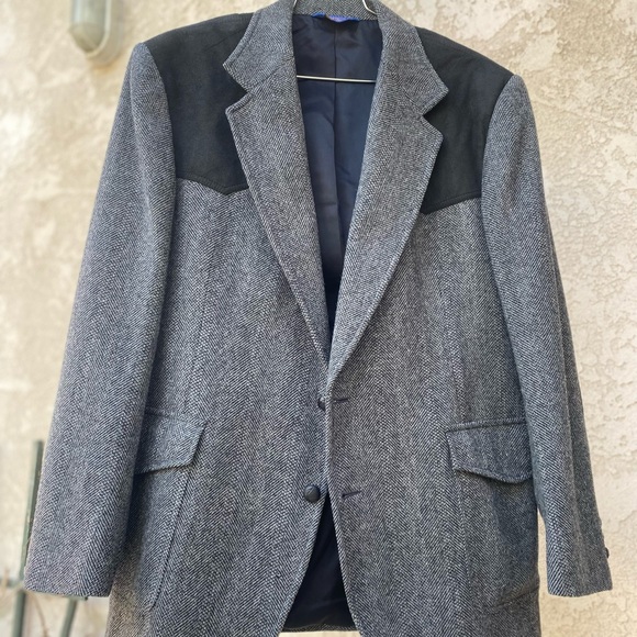 Pendleton | Suits & Blazers | Nw Pendleton Harris Tweed Wool Leather ...